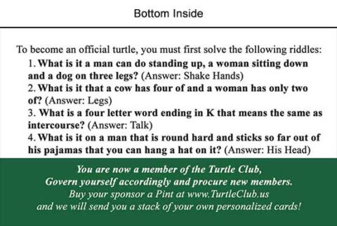 Membership Cards - Turtle Club Us