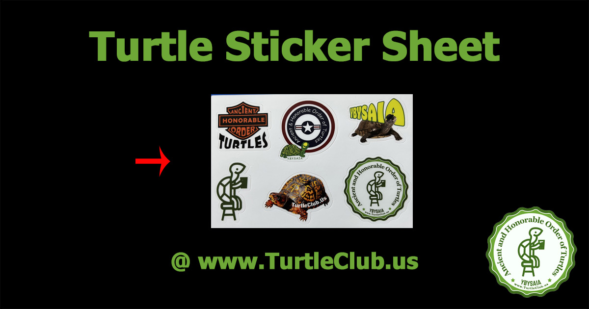 Sticker Sheet - Turtle Club Us