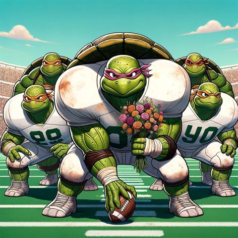 Football Season with Turtles - Turtle Club Us